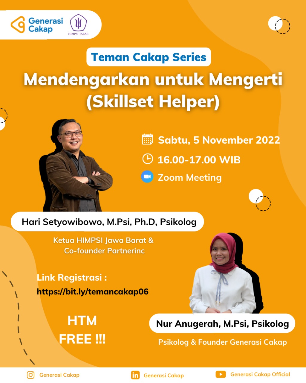 Teman Cakap Series : Mendengarkan untuk Mengerti (Skillset Peer Helper ...